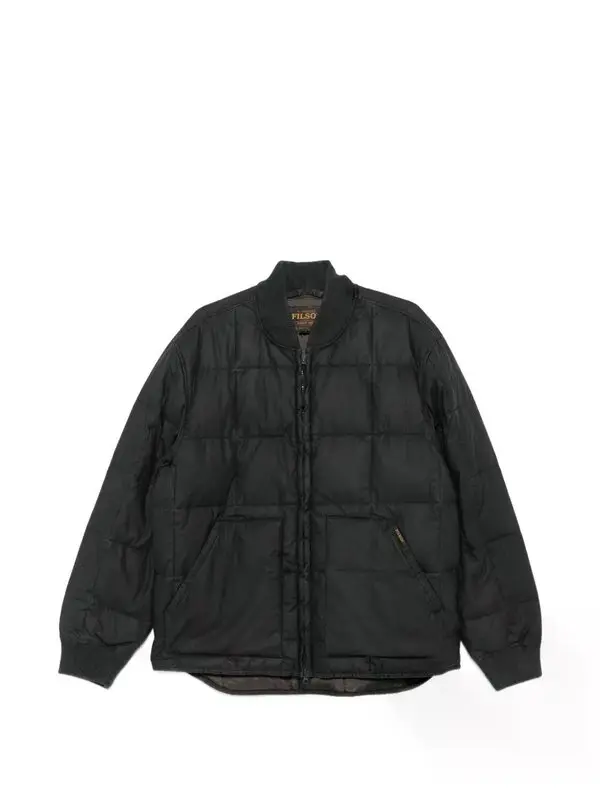 Filson Quilted Logo Patch Bomber Jacket