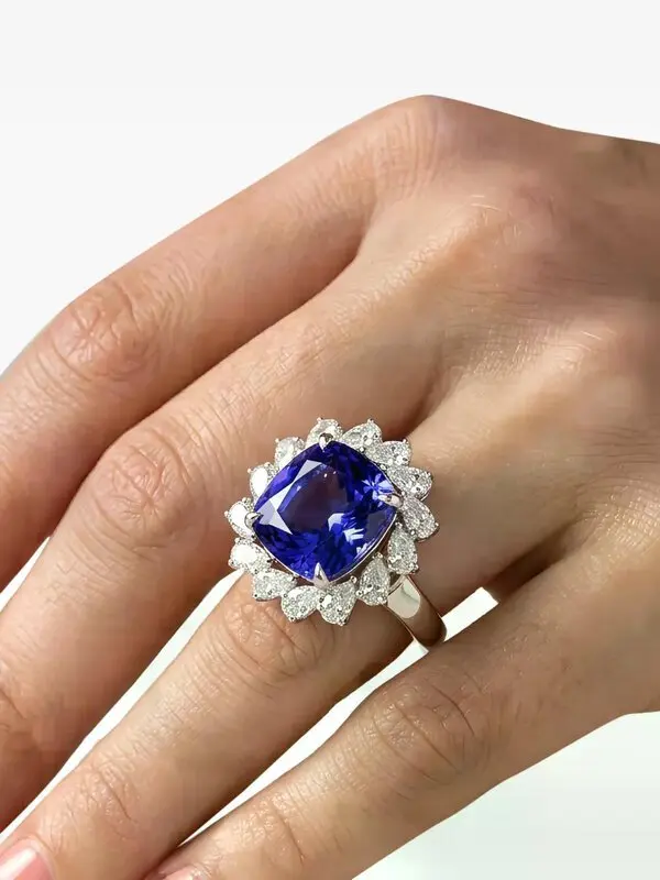 HYT JEWELRY Tanzanite Diamond Ring
