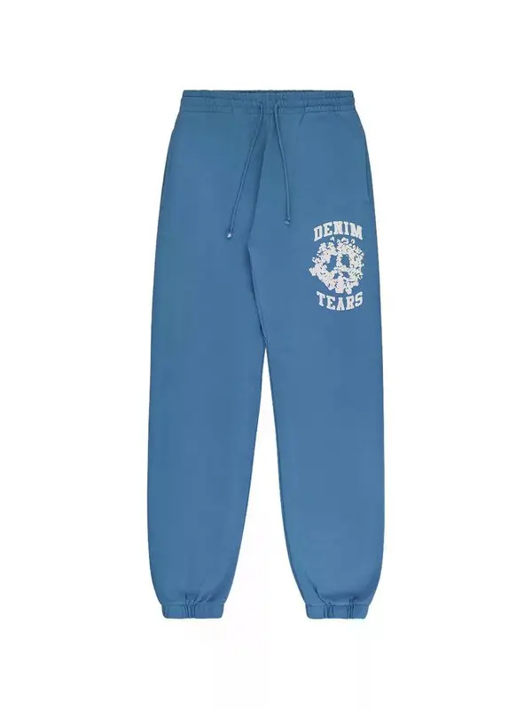 DENIM TEARS University Logo-print Track Pants