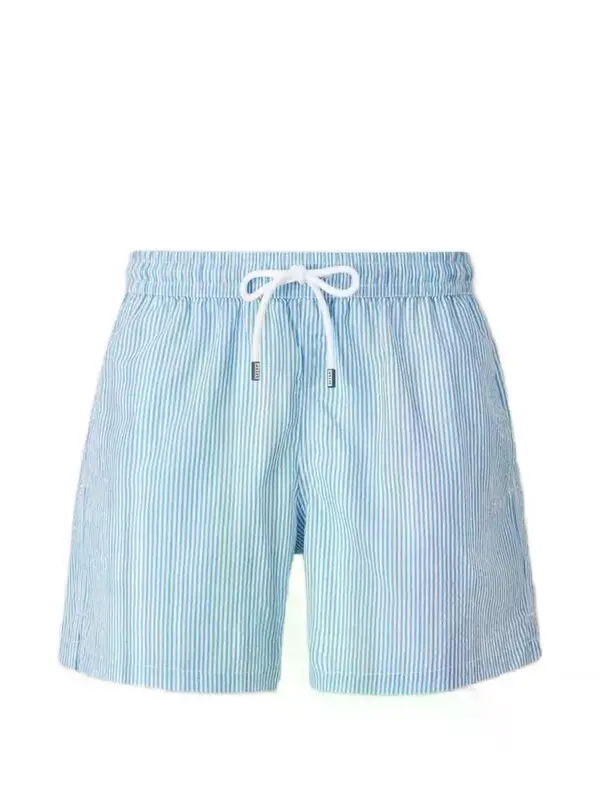 Fedeli Madeira Striped Swim Shorts