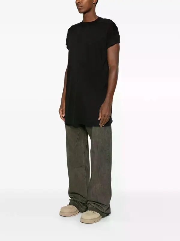 Rick Owens Seam-detail Cap-sleeve T-shirt - Black