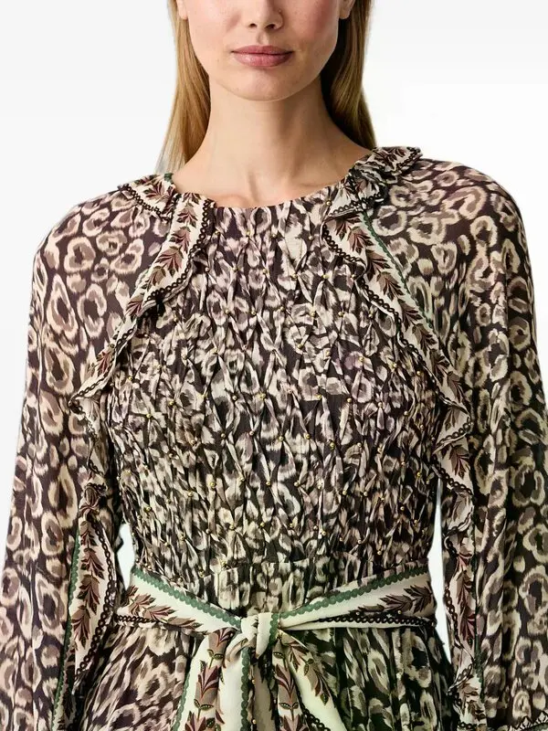 Farm Rio Abstract-pattern Mini Dress