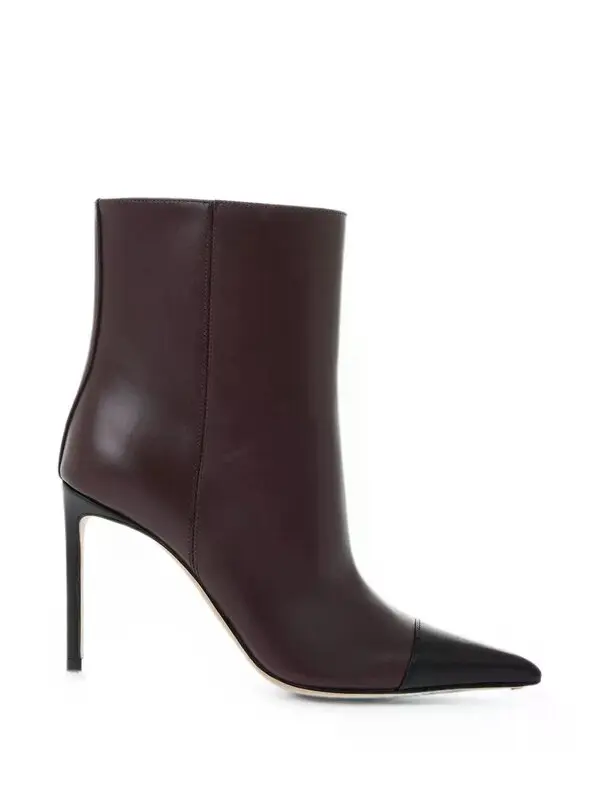 FRANCESCO RUSSO Contrast-toe Ankle Boots