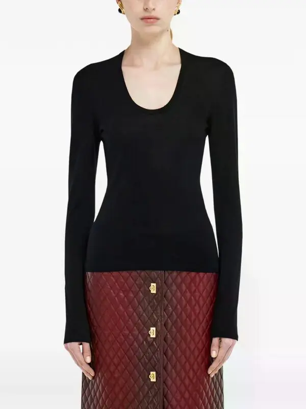FERRAGAMO Lightweight Wool Top