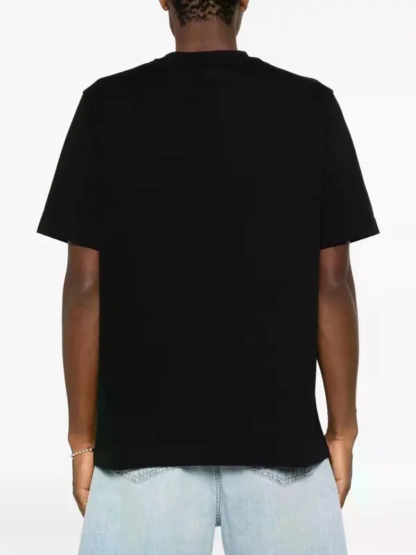Casablanca Graphic-print Crew-neck T-shirt - Black