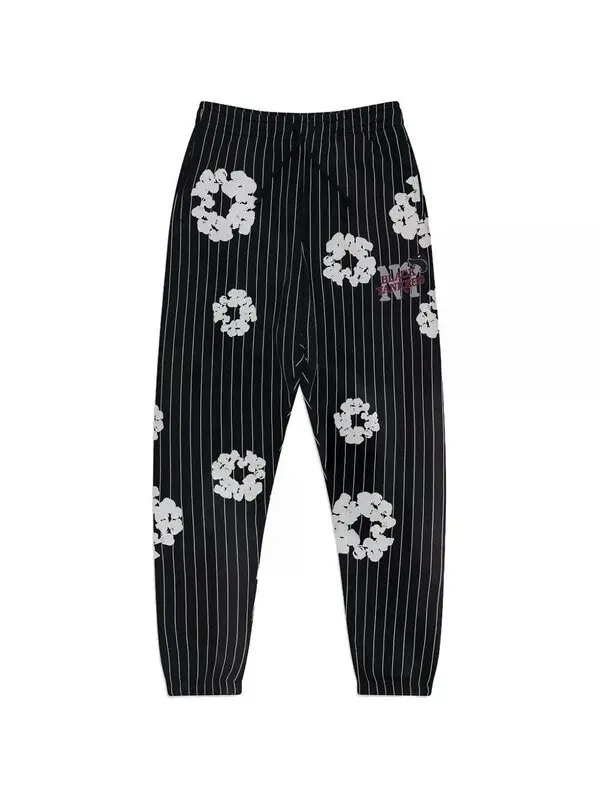 DENIM TEARS Yankees Cotton Wreath Track Pants