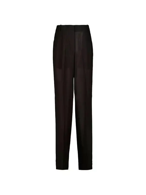 TOM FORD Wide-leg Pleated Wool Trousers