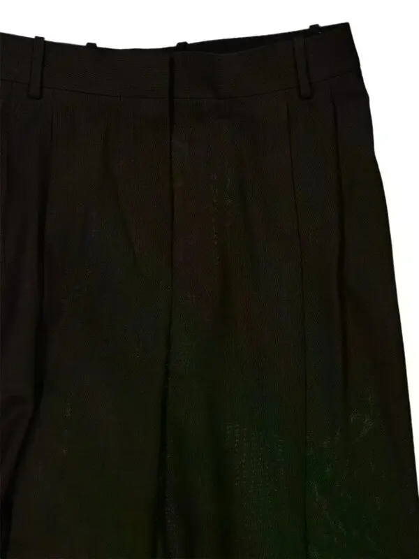 TOM FORD Wide-leg Pleated Wool Trousers