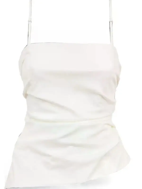 Simkhai Emerson Ruched Asymmetric Tank Top