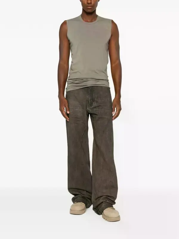 Rick Owens Raw-edge Seam-detail Vest