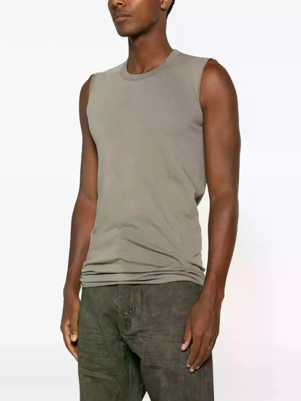 Rick Owens Raw-edge Seam-detail Vest - Grey