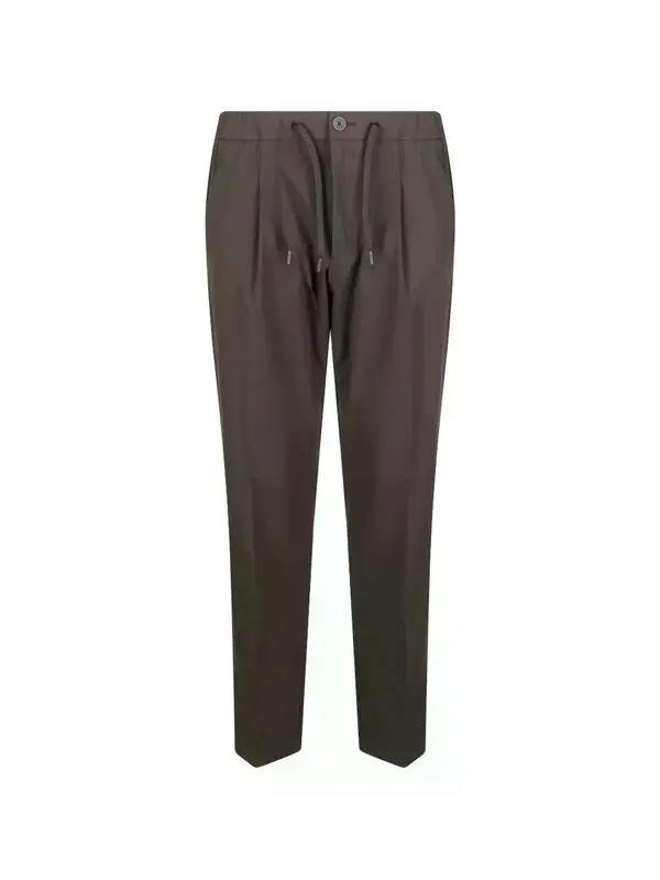 Herno Drawstring-waist Pleated Trousers