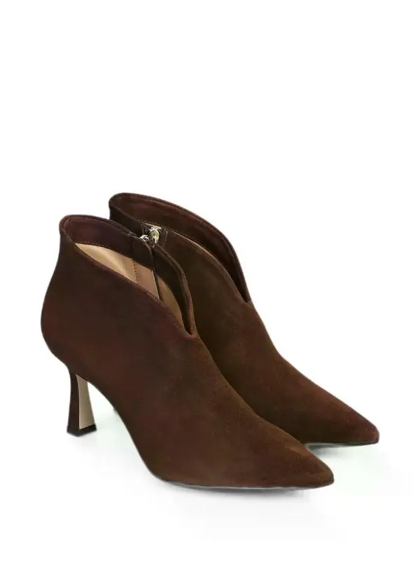 THE SELLER Pointed-toe V-cut Ankle Boots