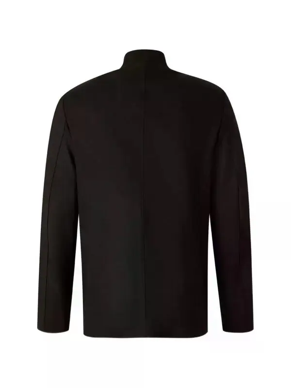 Harris Wharf London Nehru High-neck Patch-pocket Jacket