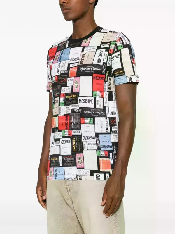 Moschino Couture Label-print T-shirt