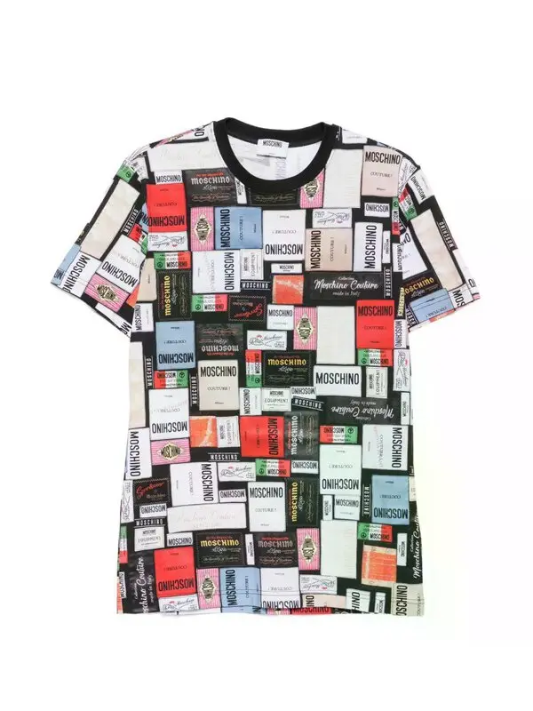 Moschino Couture Label-print T-shirt
