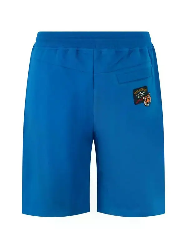 Paul & Shark Logo Print Drawstring Shorts