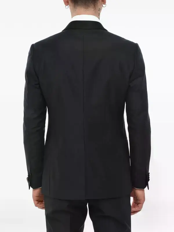 Corneliani Satin-lapel Virgin-wool Suit