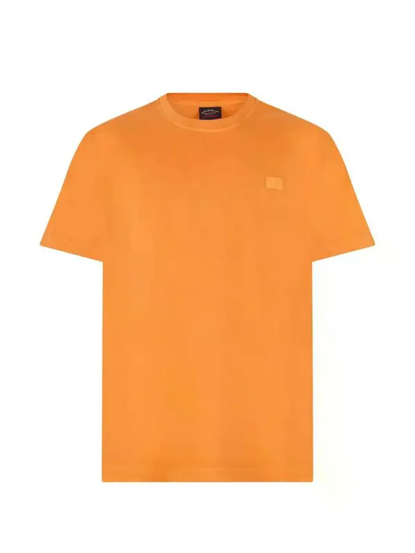 Paul & Shark Logo-patch Short-sleeve T-shirt - Orange