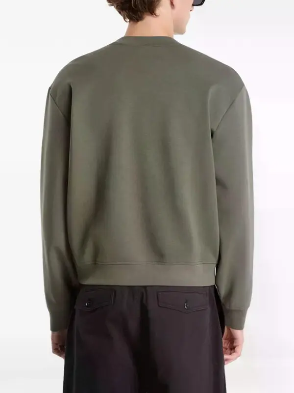Karl Lagerfeld Long-sleeve Logo-patch Sweatshirt