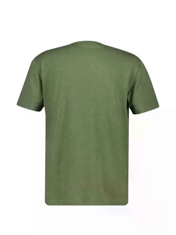 Gant Logo-embroidered Crew-neck T-shirt - Green
