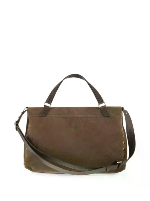 ZANELLATO Postina Jones M Grained-leather Tote Bag - Brown