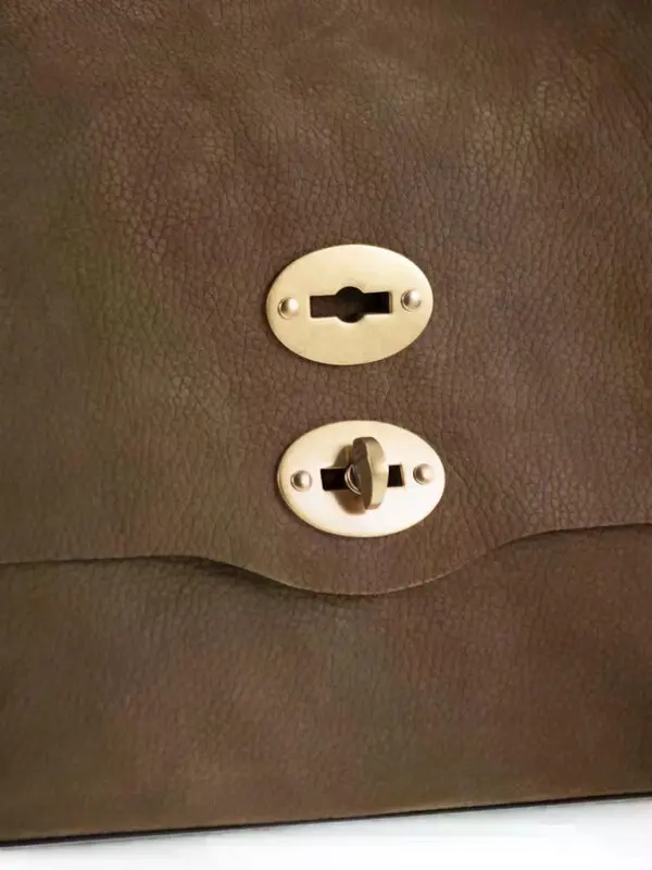 ZANELLATO Postina Jones M Grained-leather Tote Bag - Brown
