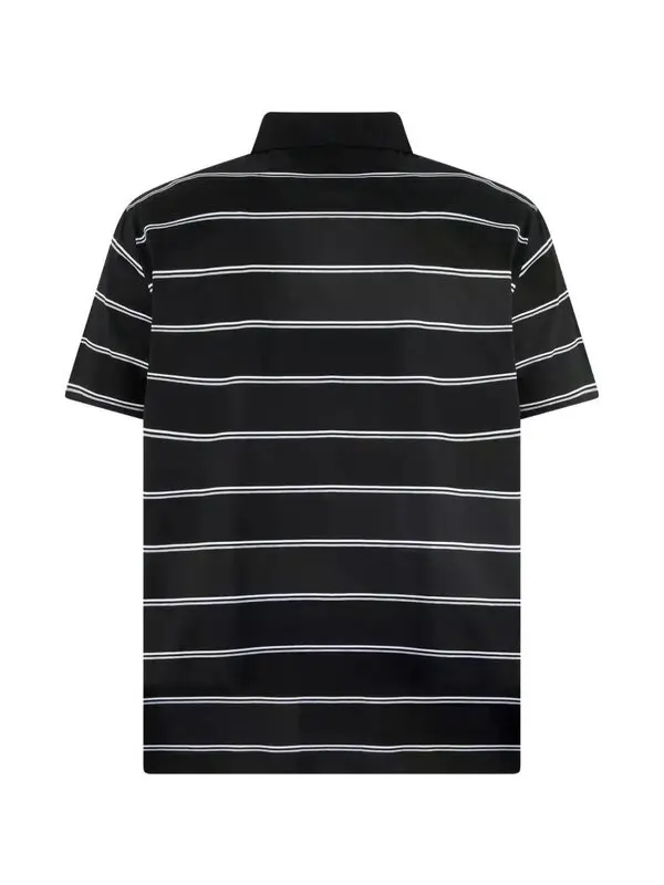 Paul & Shark Striped Short-sleeve Polo Shirt - Black