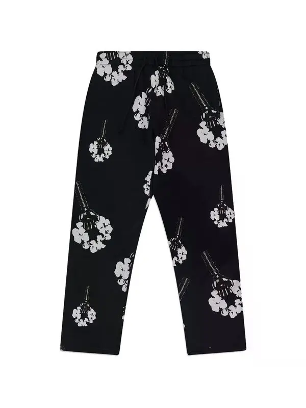 DENIM TEARS X Hardies Fist Wreath Track Pants - Black