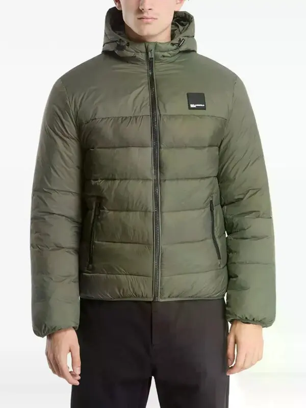 Karl Lagerfeld Quilted Hooded Jacket