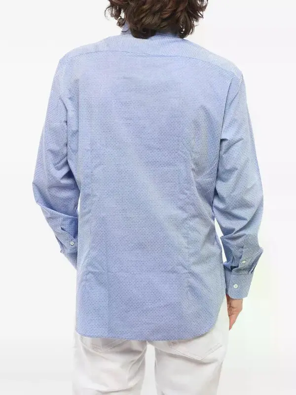 DEL CARMINE French-collar Poplin Shirt