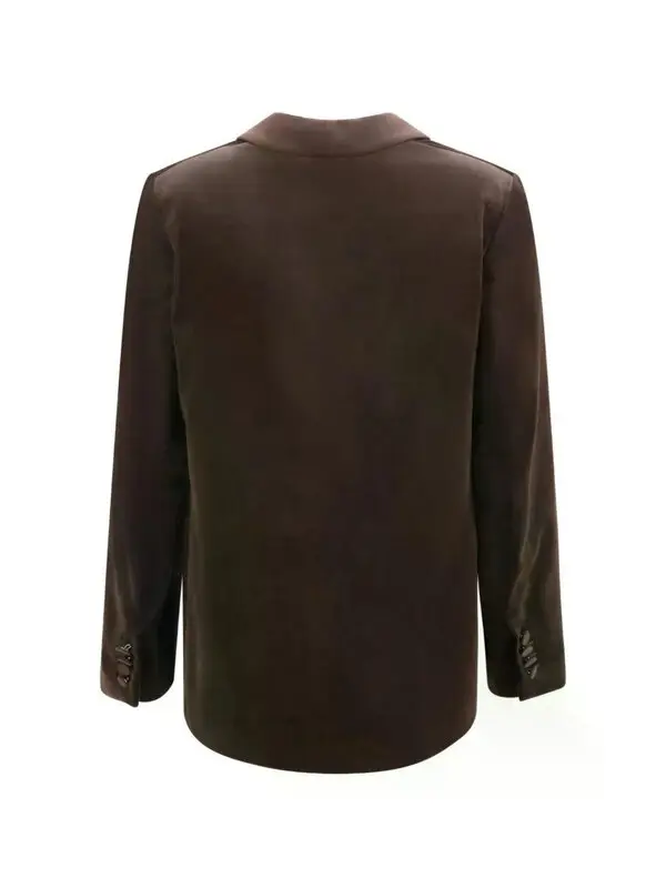 LARDINI Velvet Shawl-lapel Jacket
