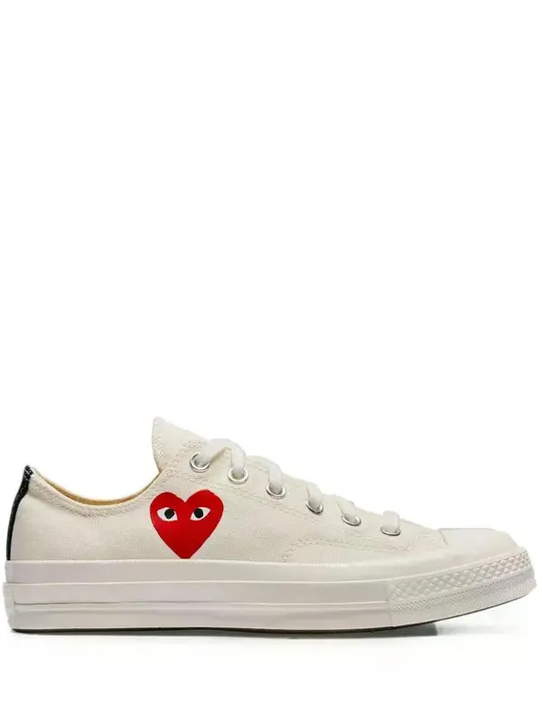 Comme Des Garçons X Converse Chuck 70 Heart-motif Lace-up Sneakers