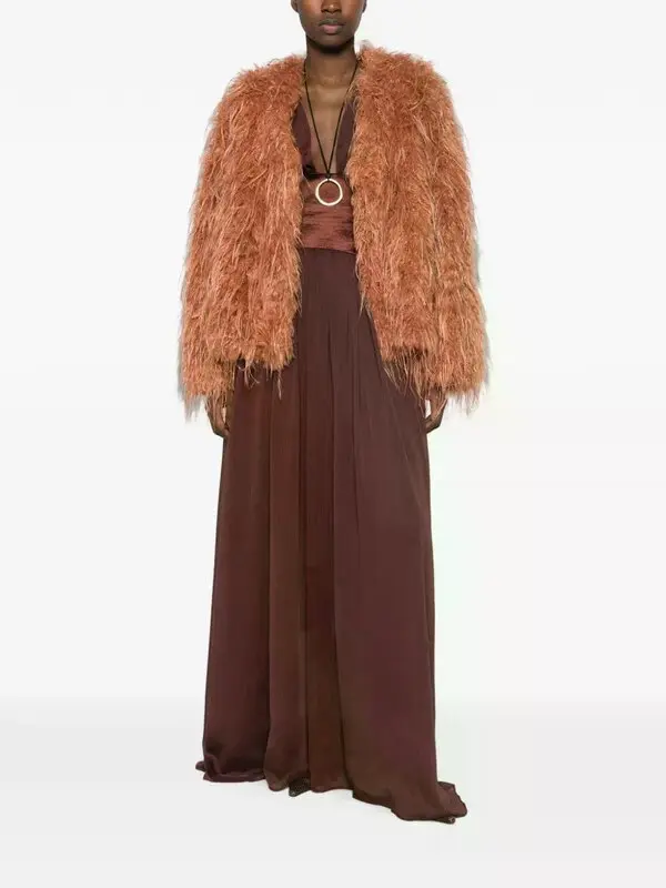 FORTE_FORTE Feather-embellished Jacket
