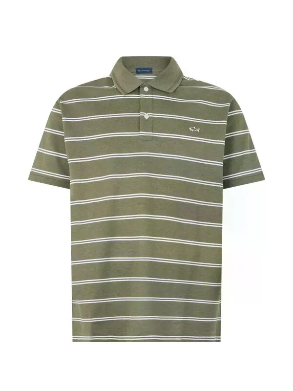 Paul & Shark Striped Cotton Polo Shirt
