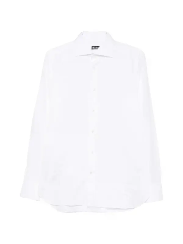 Zegna Spread-collar Button-up Shirt