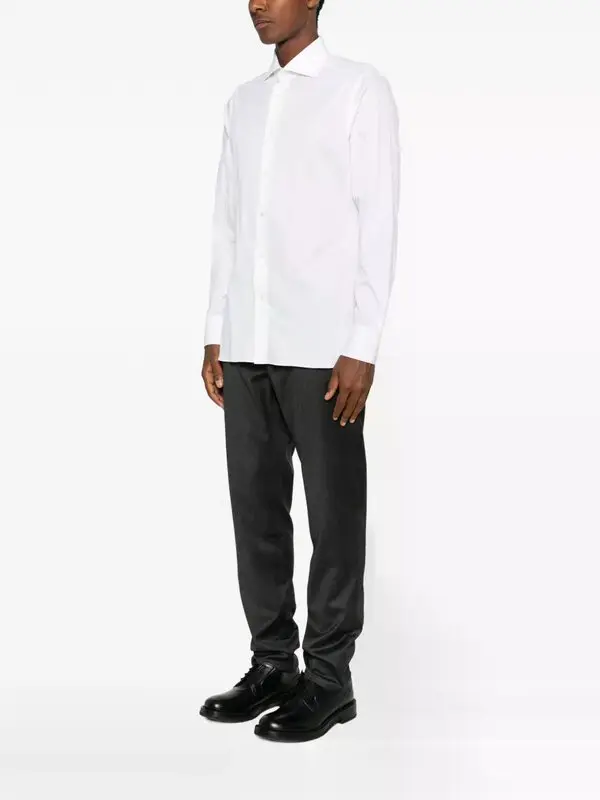 Zegna Spread-collar Button-up Shirt