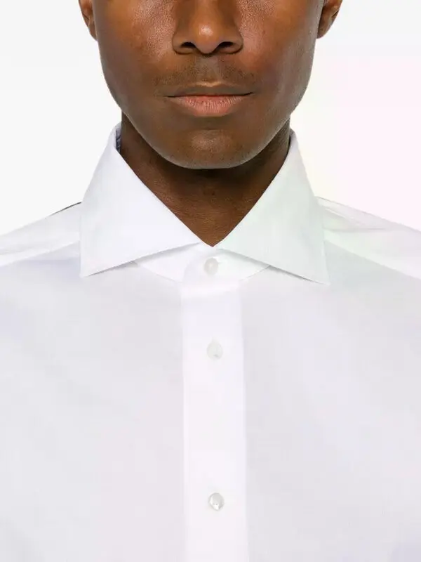 Zegna Spread-collar Button-up Shirt