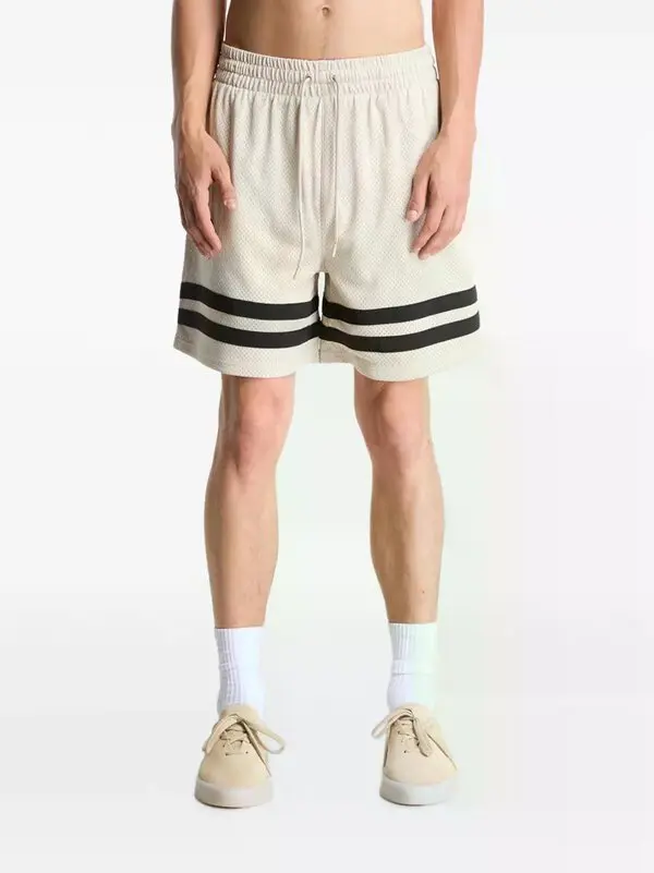 New Era New York Yankees Striped Mesh Shorts