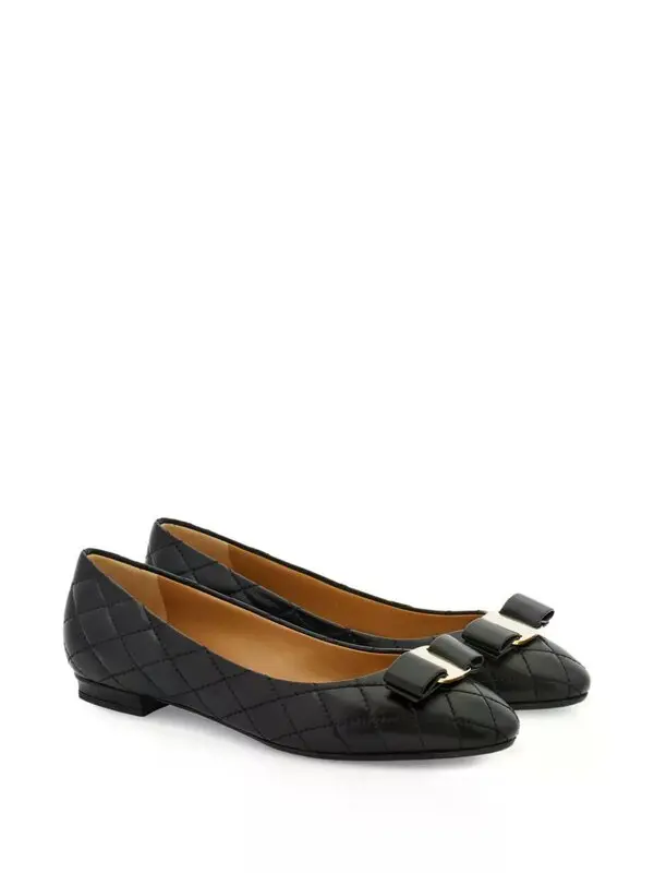 FERRAGAMO Quilted Varina Ballet Flat