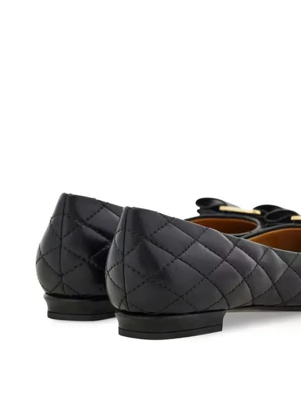 FERRAGAMO Quilted Varina Ballet Flat