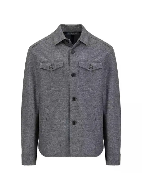 Harris Wharf London Button-up Shirt Jacket