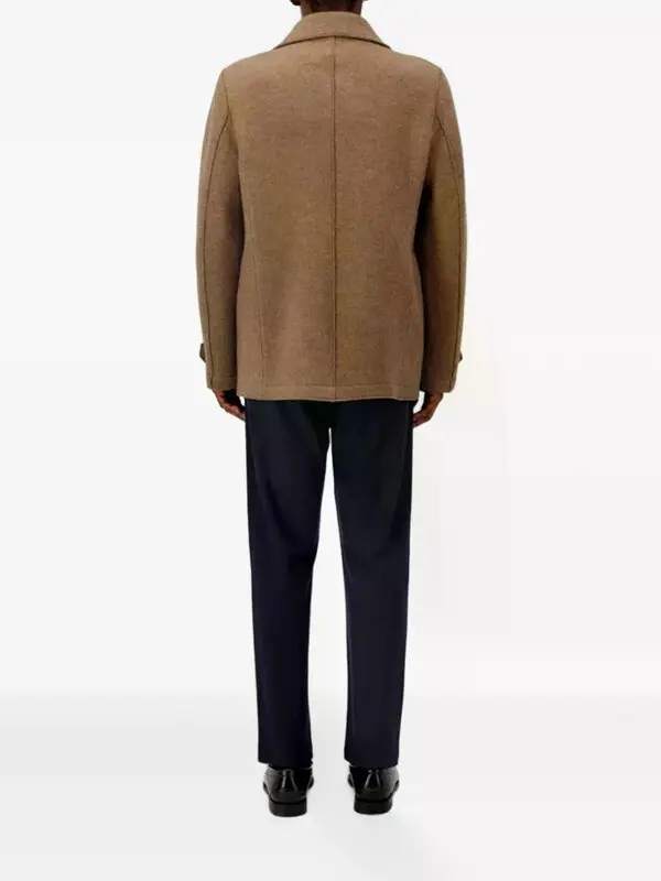 Harris Wharf London Double-breasted Peacoat