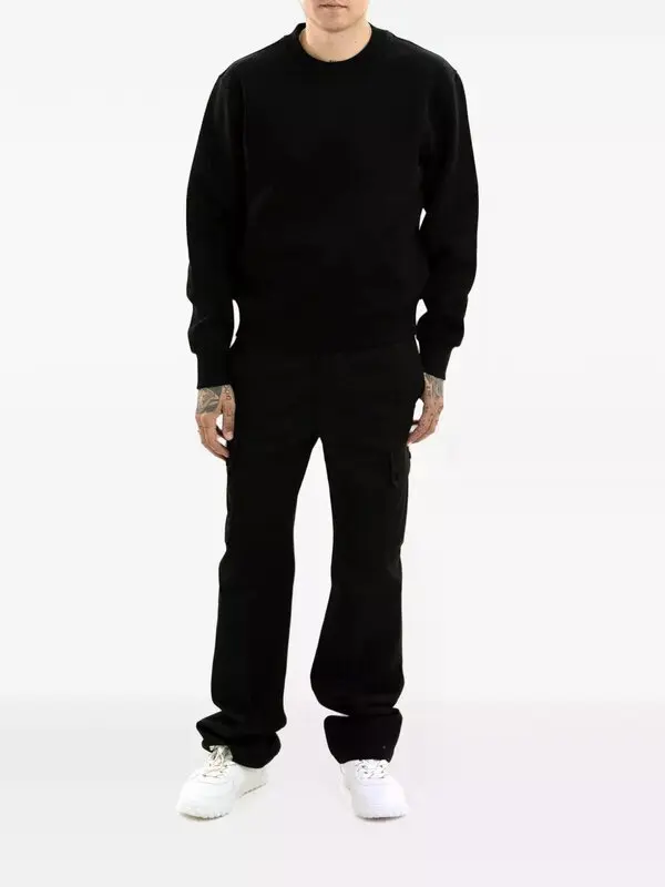 Givenchy Logo-embossed Chevron-pattern Sweater