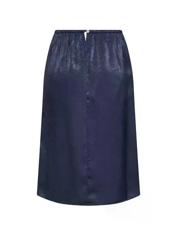 MAISON MARGIELA Embroidered-logo Twisted Skirt