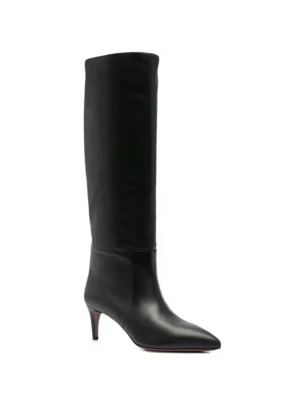 Paris Texas Pointed-toe Knee-high Boots