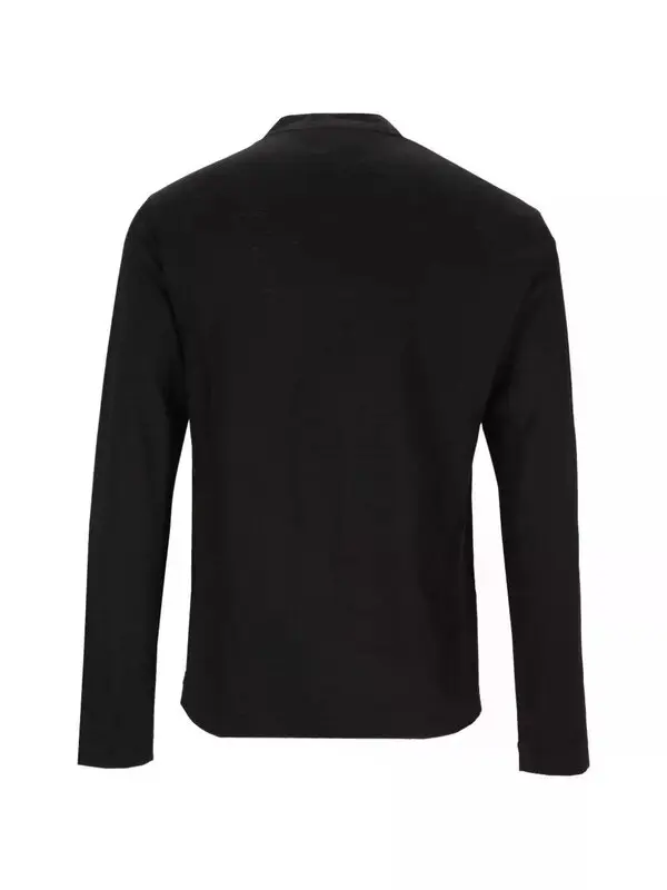 Emporio Armani Wool Slub Jersey Jumper