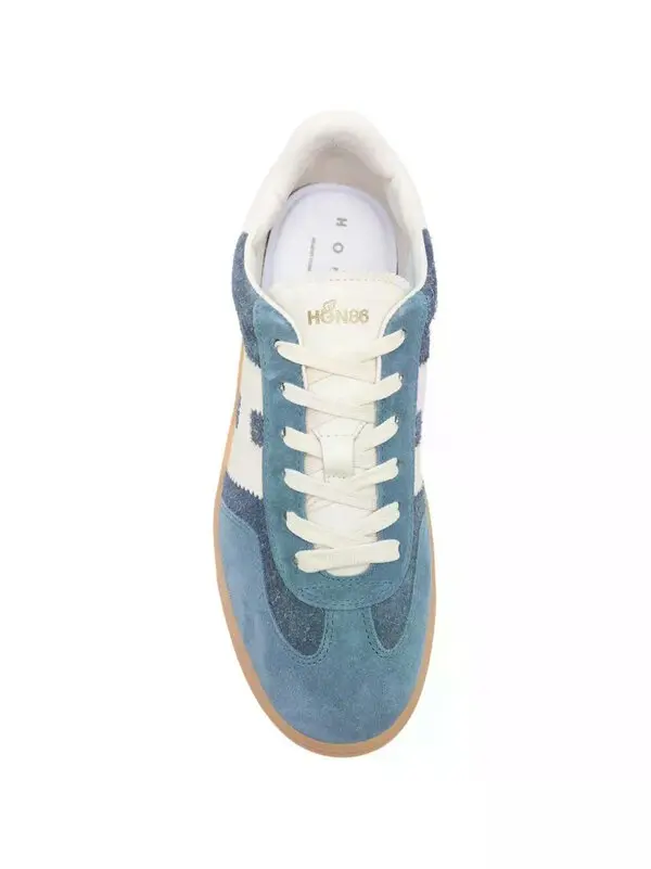 Hogan Paneled Lace-up Sneakers