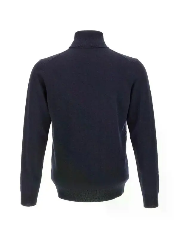 KANGRA Roll Neck Sweater - Blue