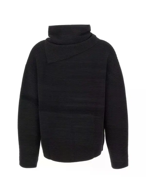 ELENA MIRÒ Ribbed-knit Boat-neck Sweater With Matching Neck Warmer